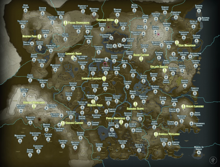 Tears of the kingdom tempel kaarten - Zelda fans Nederland
